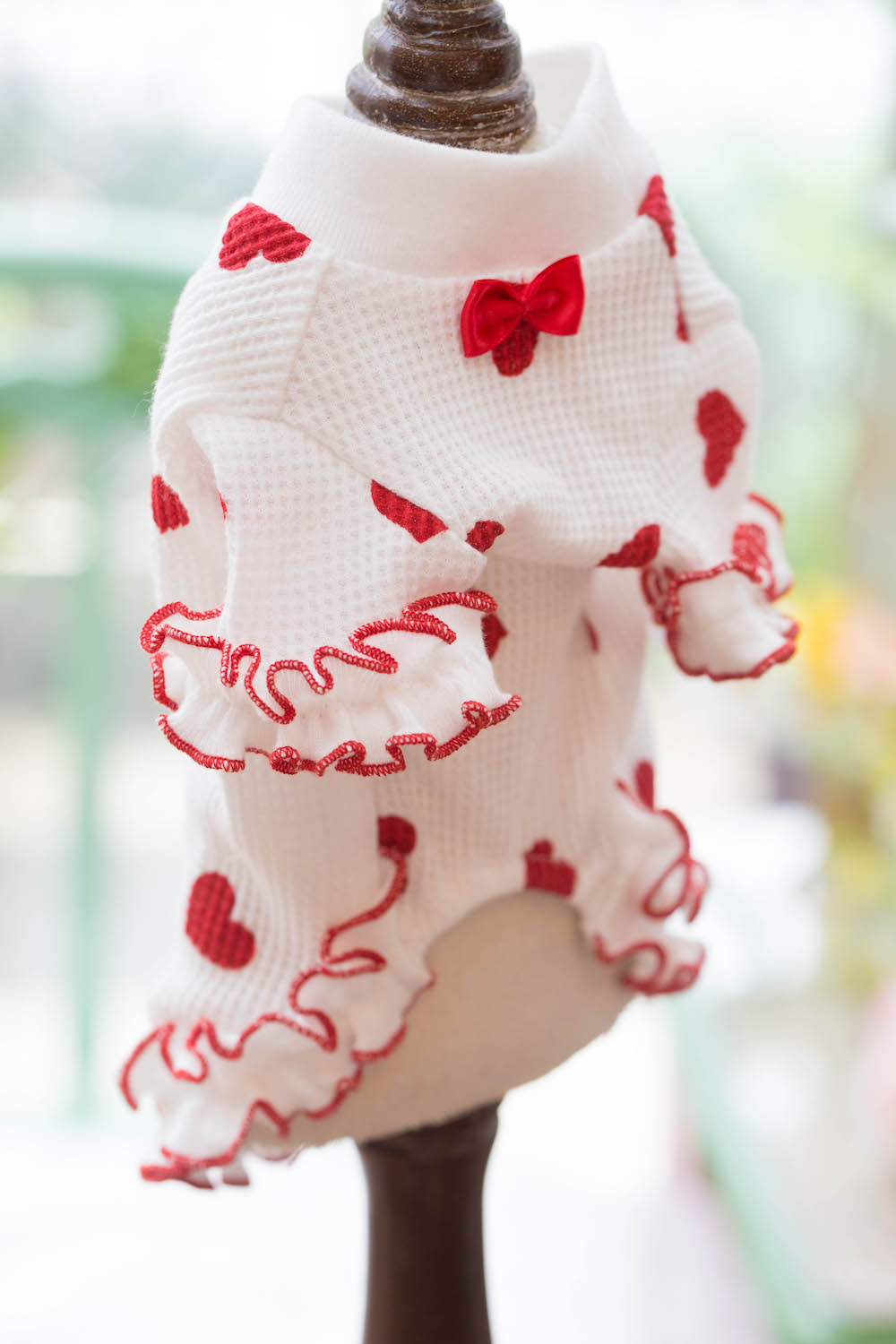 22BE-050 HeartフリルTee｜ドッグブティック・ブルブブ