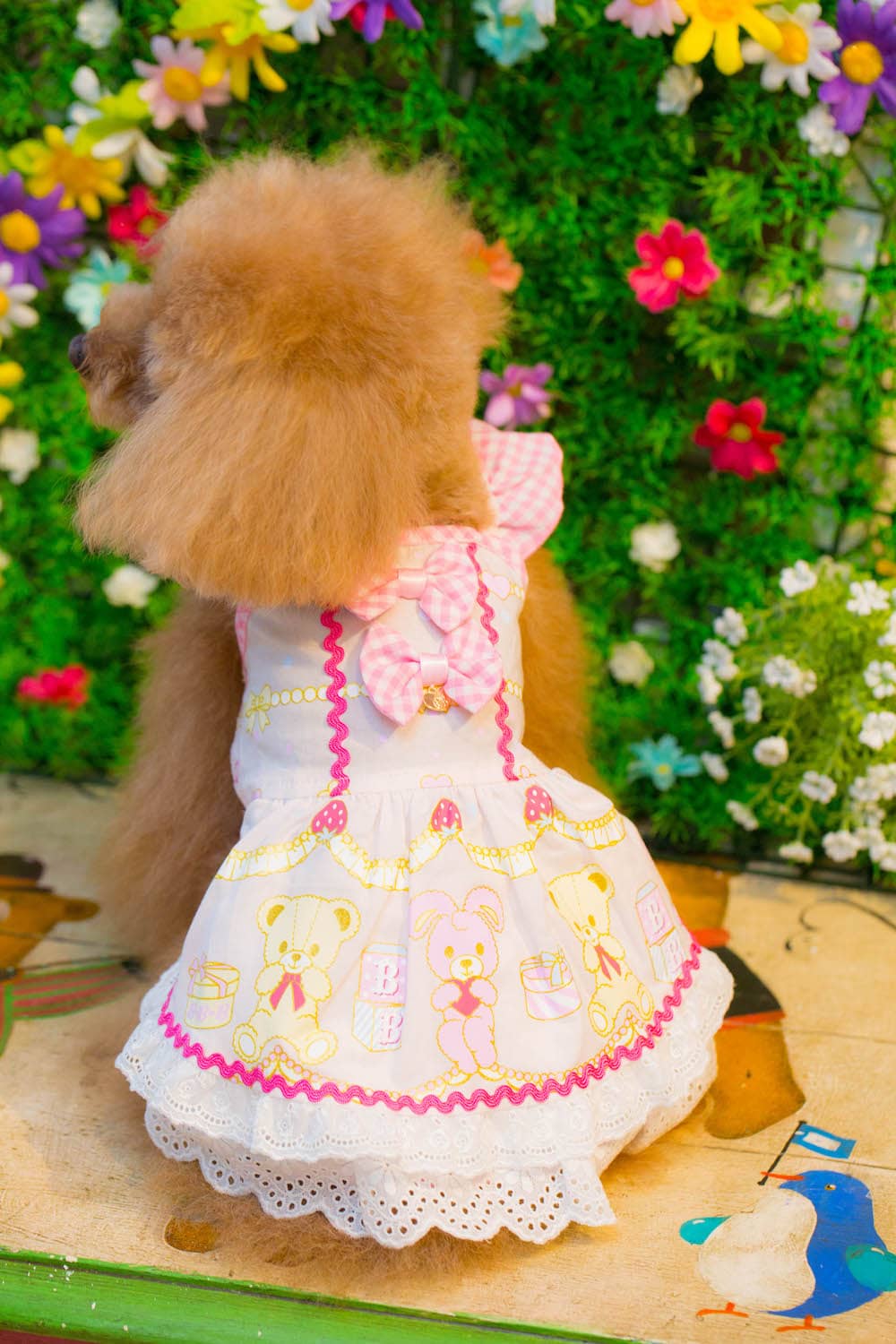 23GC-004 くまうさワンピース｜ドッグブティック・ブルブブ