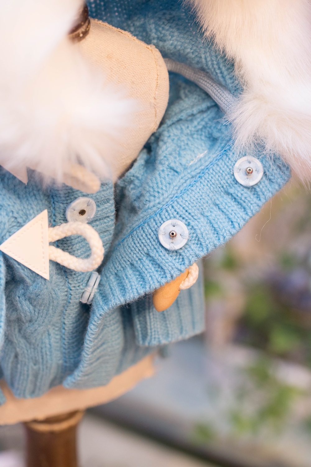 23GC-016 ニットダッフルコート｜ドッグブティック・ブルブブ