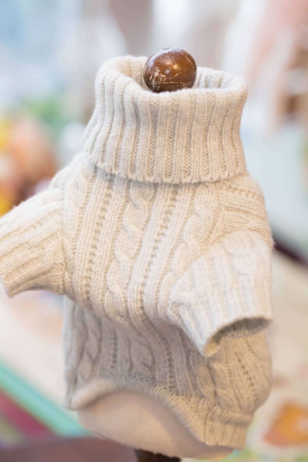 23GC-029 縄柄ニットタートル｜ドッグブティック・ブルブブ